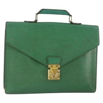 Louis Vuitton Sac &agrave; main vintage Pre-owned - Femme - Pre-owned - Vert - Taille: ONE Size