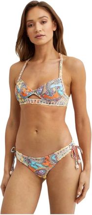 Del Maar Femme, Maillots de bain, Bleu, Taille: 44 FR Kaita Double-Sided Bikini Top