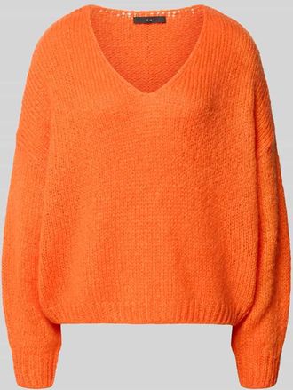 Oui Oversized Strickpullover mit Mohair-Anteil