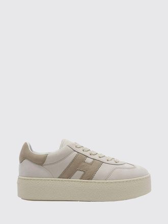 Hogan Baskets Cool en nubuck avec H contrastant et semelle plateforme