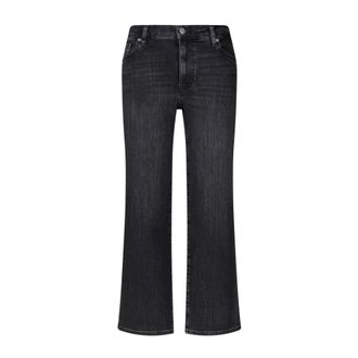 Frame Denim Wide-Leg Cropped Jeans - - Jeans - Damen - Grau - W32