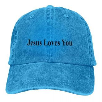 Generic Casquette de baseball Dieu Croix Multicolore Chapeau &agrave; visi&egrave;re pour femme Loves You Texts Visi&egrave;re personnalis&eacute;e Chapeaux de protection Cadeau