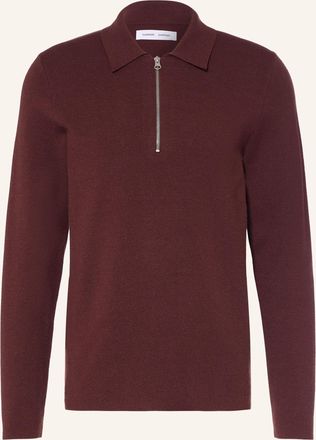 Sams&oslash;e & Sams&oslash;e Sams&oslash;e Sams&oslash;e Strick-Poloshirt Guna braun