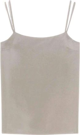 Max Mara Femme, Tops, Brun, Taille: 40 FR Kansas Silk Top