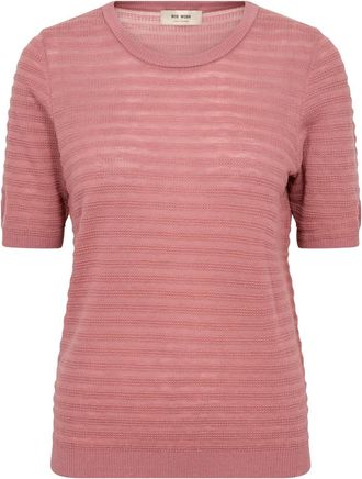 Mos Mosh MOS Mosh, Femme, Pulls, Rose, Taille: 44 FR MMBouch Dotty SS Knit