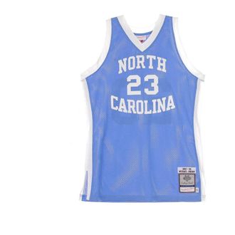 Mitchell & Ness Homme, Tops, Bleu, Taille: S D&eacute;bardeur de basket Michael Jordan