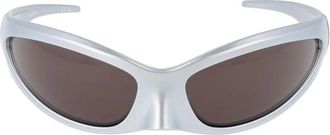 Balenciaga Stilvolle Silbergraue Sonnenbrille - - Accessories - unisex - Grau - ONE SIZE