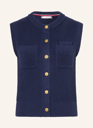 Tommy Hilfiger Strickweste blau