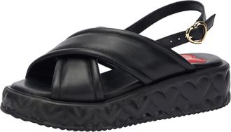 Love Moschino Damen Ja16325i0iie0000 Sandale, Schwarz, 37 EU