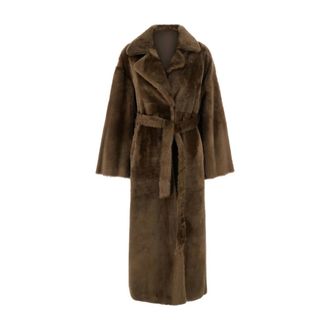 Arma Faux Fur Shearling Jackets - - Coats - Damen - Braun - S