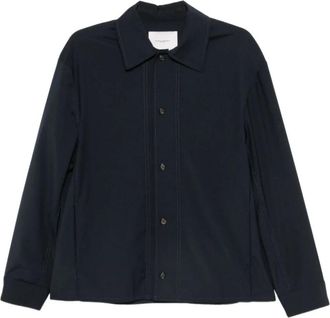 Paolo Pecora Chemise avec surpiq&ucirc;res contrastantes - Homme - Chemises - Bleu - Taille: L