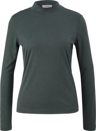 s.Oliver Damen T-Shirt Langarm Green, 34