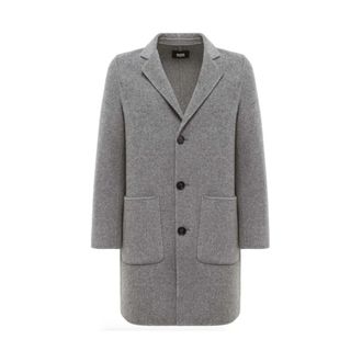 Alpha Studio Homme, Manteaux, Gris, Taille: XL Manteau Crois&eacute;