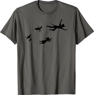 Disney Peter Pan Flying with Friends Silhouette T-Shirt