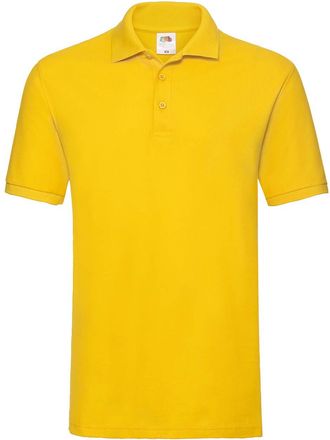 Fruit Of The Loom Premium Polo S M L XL XXL 3XL auch Farbsets Sonnenblumengelb 3XL