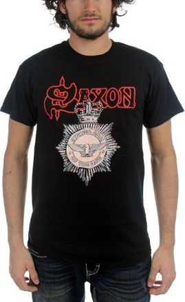 Saxon Strong Arm du T-shirt de loi en noir Hommes -, Large, Black
