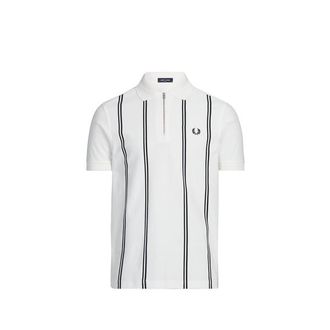 Fred Perry Polo manches courtes &agrave; rayures en coton
