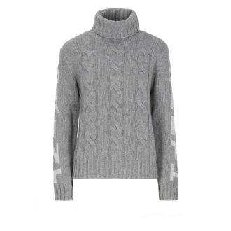 Saint Barth Femme, Pulls, Gris, Taille: 40 FR Adler Turtleneck Sweater
