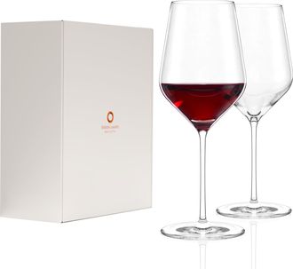 Stölzle Rotweinkelch Starlight 2er-Set I 510ml Wein Gläser optimal für Rotwein I Extra Dünne Weinkelche I Spühlmaschinenfeste & Robuste Rotweingläser mit maxi