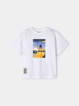 MAYORAL T-Shirt 3015 Weiß Regular Fit