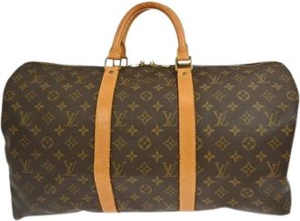 Louis Vuitton unisex, Pre-owned, Brun, Taille: ONE Size Sac Week-End en Toile Pre-owned