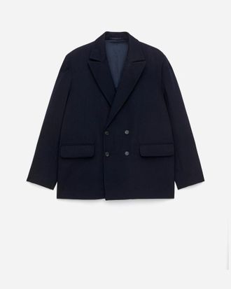 Arket Zweireihiger Wollblazer -Blau