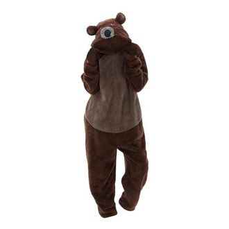 Generic Onesies mignonnes et moelleuses - Couleur unie - Col haut - Confortable - Manches longues - Pantalon &agrave; taille &eacute;lastique - Sous-v&ecirc;tements thermiques - 
