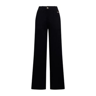 Silvian Heach Schoofs Stretch Schlaghose - - Trousers - Damen - Schwarzk - L