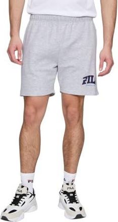 Fila Landen Sweat Shorts Sport, Gris Clair chiné, XL Hommes