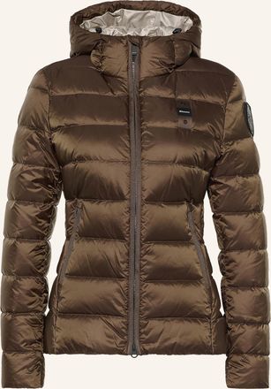 Blauer Lightweight-Daunenjacke Charme braun