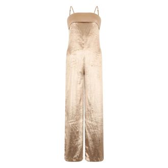 PESERICO Damen, Jumpsuits & Playsuits, Beige, 2XSGröße