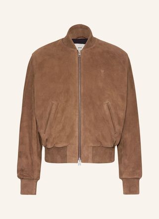 Ami Ami Paris Lederblouson braun