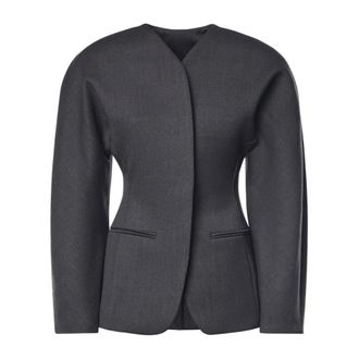 Jacquemus Ovalo Jacke - - Jackets - Damen - Grau - XS