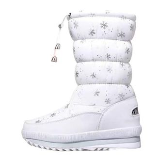 Generic JJDFW Bottes de neige chaudes pour femme Bottes dhiver imperm&eacute;ables antid&eacute;rapantes en fourrure pelucheuse mi-mollet Botas, A1, 39 2/3 EU