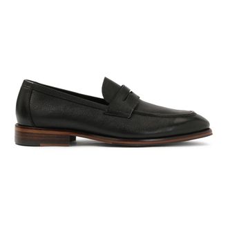 Kazar Schwarze Erbsenleder-Slip-On-Loafer - - Shoes - Herren - Schwarzk - 46 EU