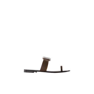 Giuseppe Zanotti Ring Kristall-verzierte Sandalen - - Shoes - Damen - Braun - 39 EU