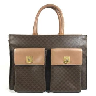 Celine Sac cabas vintage Pre-owned - Femme - Pre-owned - Brun - Taille: ONE Size
