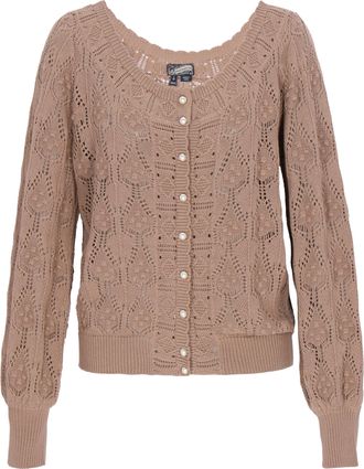 Dreimaster Dreimaster Strickjacke Frauen Taupe