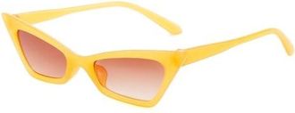 Generic Lunettes De Soleil &Agrave; Petite Monture For Femmes, For F&ecirc;tes, Plein Air, Vacances, Sport, Hommes(Orange)