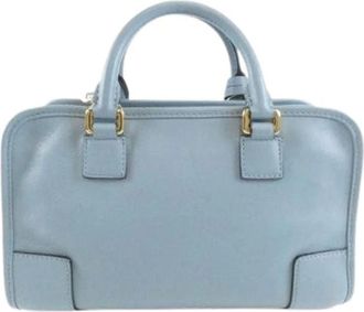 Loewe Pre-owned Sac &agrave; main en cuir Amazona - Femme - Pre-owned - Bleu - Taille: ONE Size
