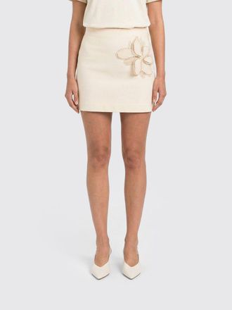 Twinset Jupe TWINSET Femme couleur Jaune Cr&egrave;me