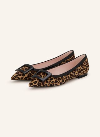 Roger Vivier Ballerinas Gommettine braun