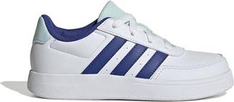 adidas Adidas Breaknet Lifestyle Court Lace shoesbreaknet 2.0 k, Chaussures, FTWR White/Semi Lucid Blue/Halo Mint