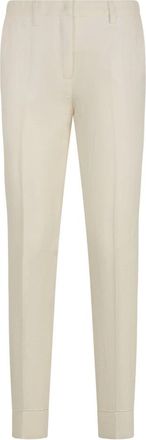 Fabiana Filippi Femme, Pantalons, Beige, Taille: 36 FR Slim-fit Pantalons
