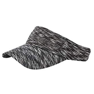 Generic Casquettes &agrave; d&eacute;grad&eacute; de couleur r&eacute;glable Protection solaire vide Athletics Visi&egrave;re Baseball Casquettes sans visi&egrave;re Femme, Noir, taille unique