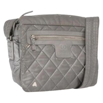 Chanel Pre-owned Nylon Cross Body Bag - - Pre-owned - Damen - Grau - ONE SIZE