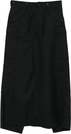 Junya Watanabe jupe à poches cargo - Noir