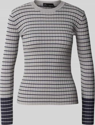 Emporio Armani Skinny Fit Pullover aus Viskose-Mix