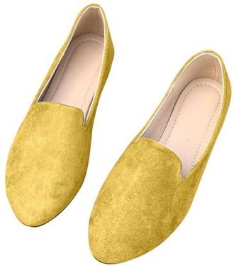 Generic Mocassins pour femme - Chaussures plates d&eacute;contract&eacute;es &agrave; enfiler - Couleur unie - Confortables - L&eacute;g&egrave;res - Polyvalentes - &Eacute;l&eacute;gantes - Chaussures de ma