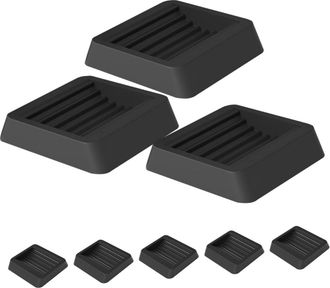 Angoily 8 Stück Teiliges Möbel rutschfest gummipolster Stuhl feststellpads für Büro und Zuhause Geräuschdämpfende rutschfeste Schutzunterlagen für Möbelrollen